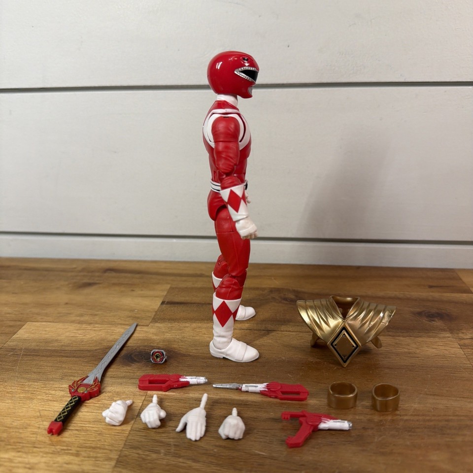 Power Rangers Lightning Collection Red Ranger Remastered Figure MMPR ...