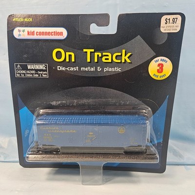 Kid Connection Maisto On Track B&O Cushion Underframe Box Car Diecast ...