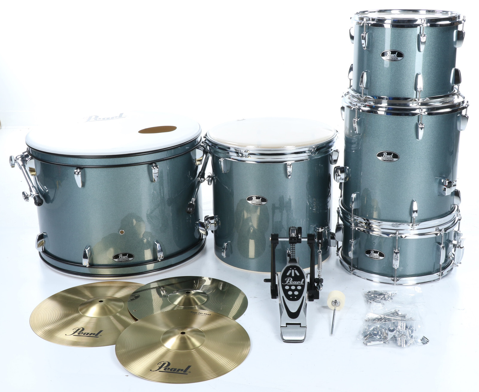 Pearl Roadshow RS525WFC/C 5-piece Complete Drum Set w/ Cymbals ...