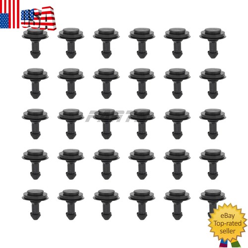 30pc Front Bumper Clips For 9mm Hole Chevy Avalanche Suburban 1500 2500 ...