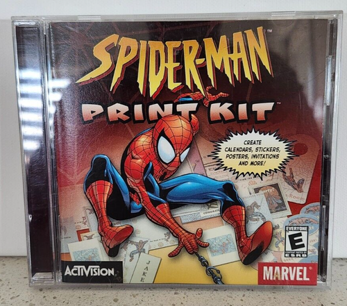 SPIDERMAN Man Print Kit CD-ROM 2000 INLUDES MANUAL | eBay