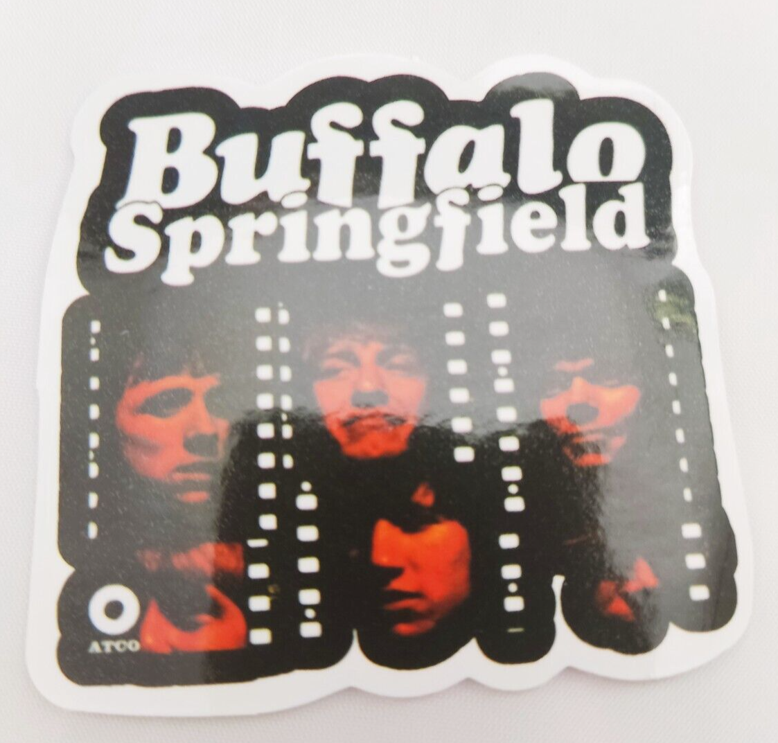 Buffalo Springfield Waterproof Glossy Vinyl Sticker decal Logo 2.5"x2 ...