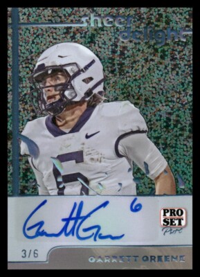 2024 Pro Set Pure Sheer Delight Sparkle Platinum Garrett Greene Rc Auto ...