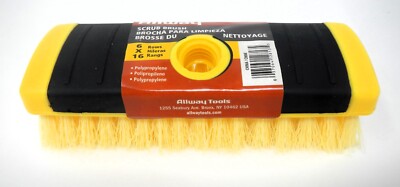 ALLWAY SBR6 Heavy-Duty 6 Row Polypropylene Scrub Brush with Pole Socket ...