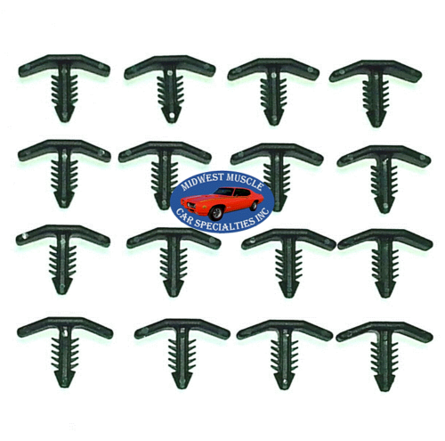 Ford Rubber Cowl Weatherstrip Seal Splash Shield Wire Retainer Clip ...