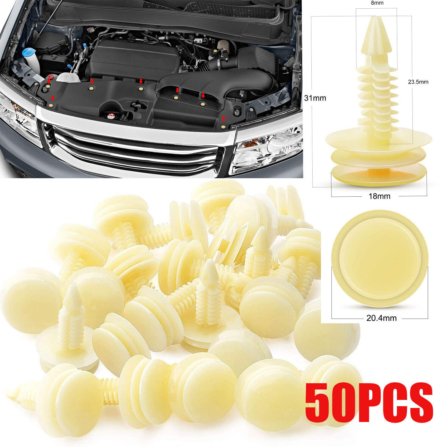 GM Buick GMC Chevrolet S10 Door Panel Trim Panel Clips Auto Fasteners ...