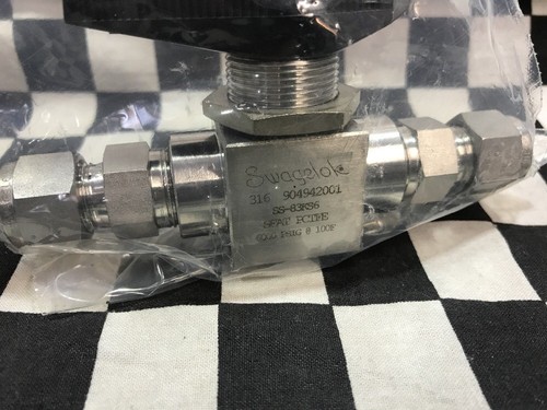 SWAGELOK High Pressure Ball Valve 3/8", SS-83KS6, LOT OF 2, SHIPSAMEDAY ...