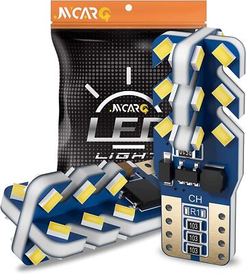 2 Pack 921 LED Super Bright White Reverse Light High Power 2016-24-SMD ...