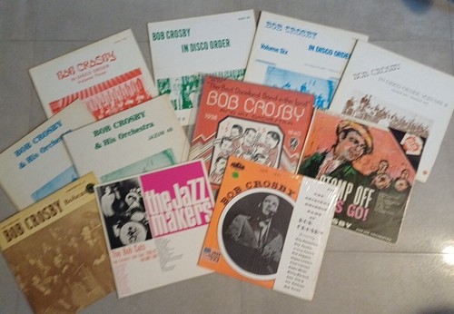 BEAU LOT 18 LP BOB CROSBY JAZZ/PRESSAGES ÉPOQUES TRES BON ÉTAT/ÉCOUTE ...