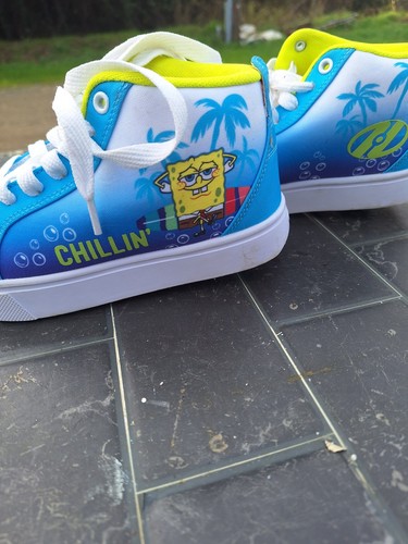 pair of Spongebob Heelys Youth Kids Chillin' | eBay