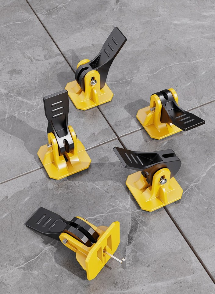 4PCS Tile Leveling System Kit Reusable Tile Spacer Wall Floor Clips ...