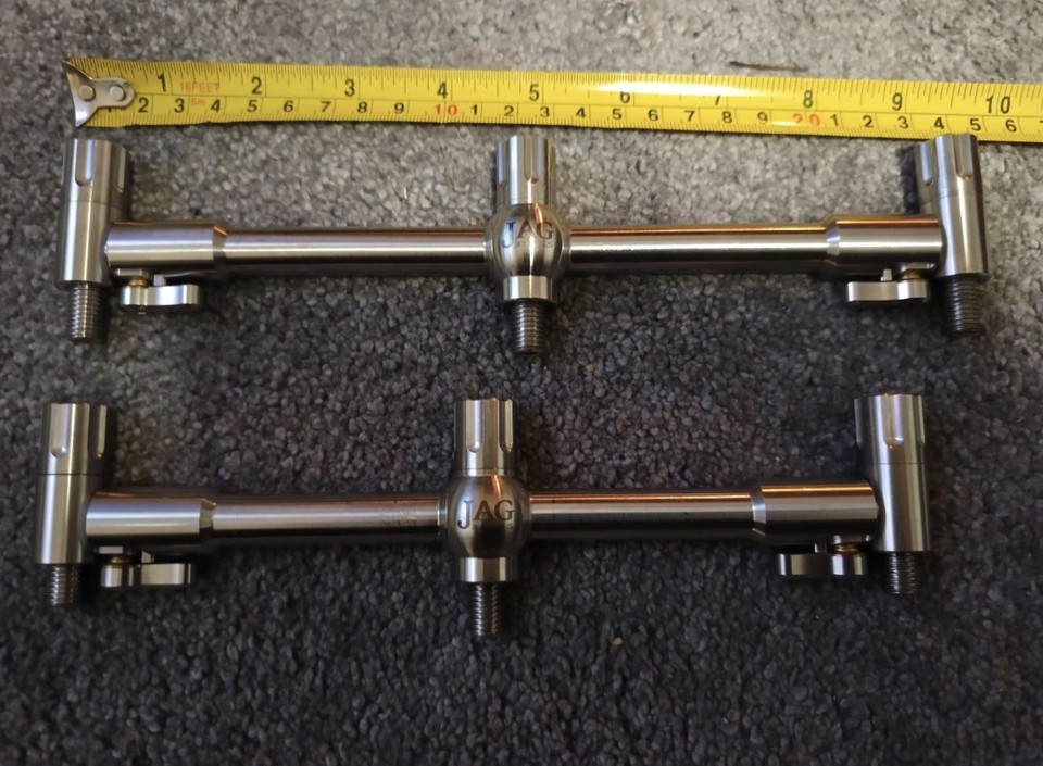 Jag 316 Stainless Steel 3 rod Buzz Bars with goal post threads and ...