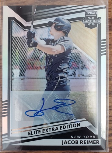 Jacob Reimer 2022 Elite Extra Edition Autograph. Mets Prospect | eBay