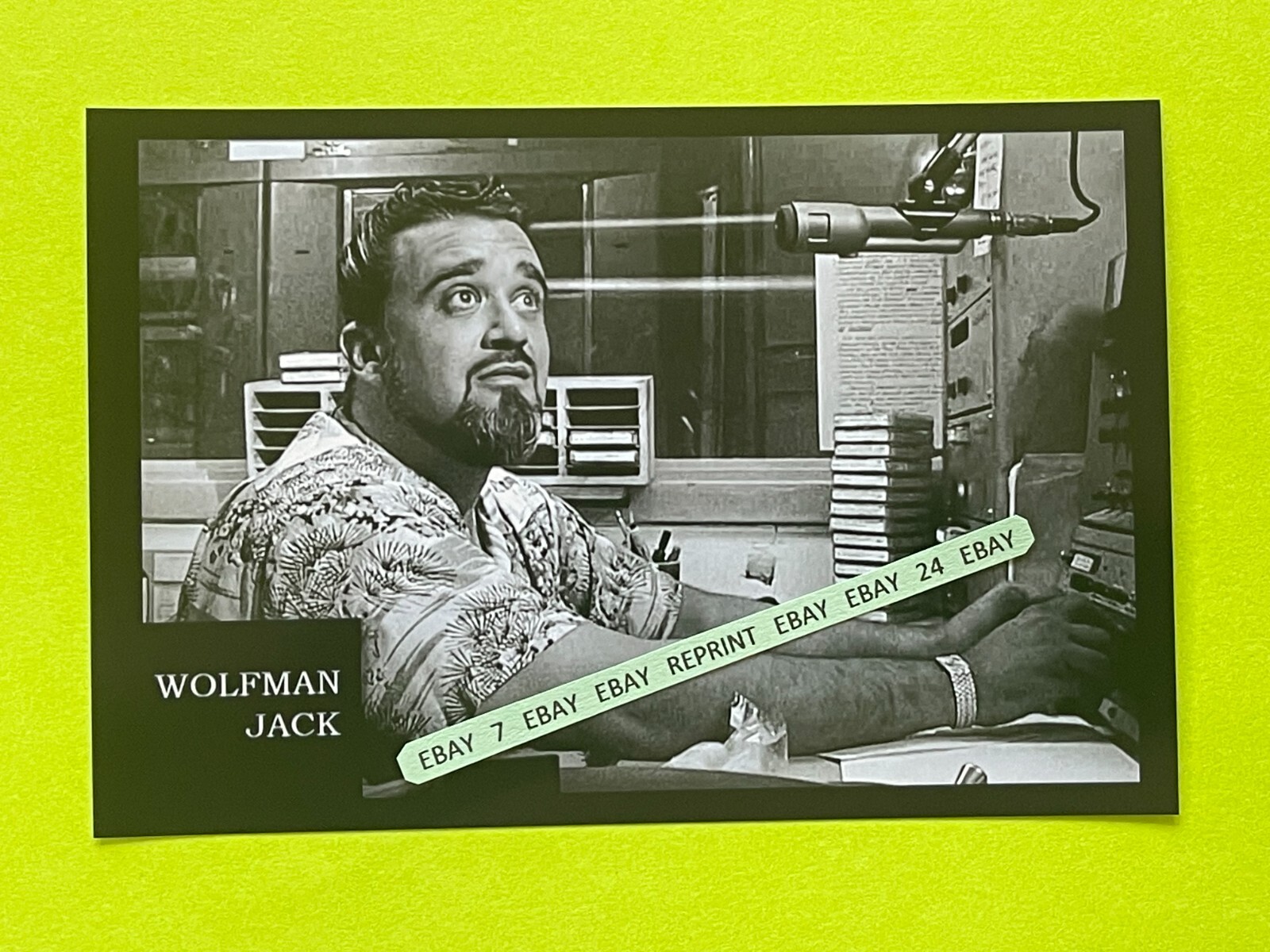 Found PHOTO American Graffiti Movie DJ & Actor WOLFMAN JACK Radio Legend | eBay