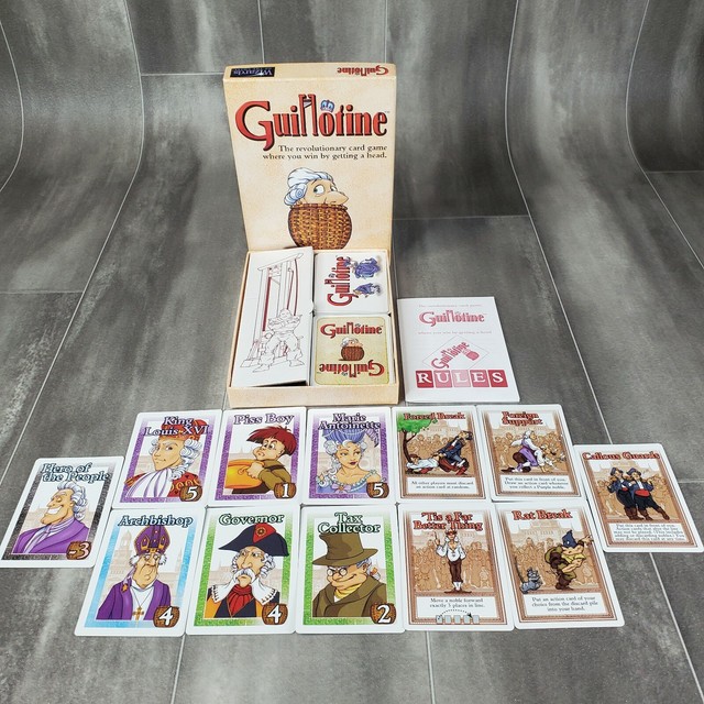 Wizards of The Coast Guillotine Revolutionary Card Game Paul Peterson ...