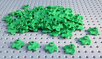 Lego Green Plant Leaf Leaves (32607) x10 in a set *BRAND NEW* City ...