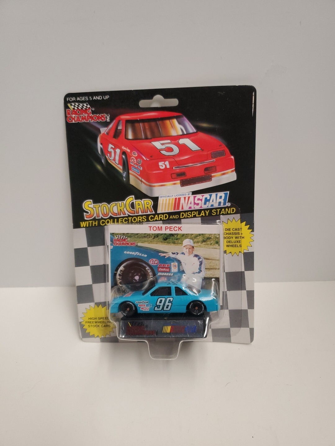 1:64 Racing Champions 1991 #96 Tom Peck Thomas | eBay