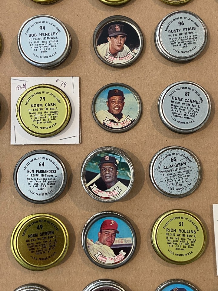 Complete Your 1964 TOPPS BASEBALL COIN SET Pick 40 Points Worth LOT | eBay