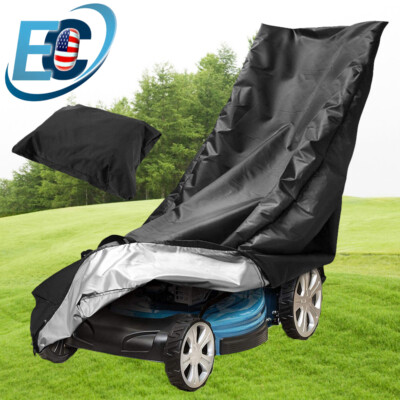 Waterproof Lawn Mower Cover Outdoor UV Protector for Push Mowers ...