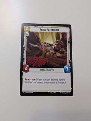 Star Wars: Unlimited - Rebel Pathfinder - Spark of Rebellion NM/M ...