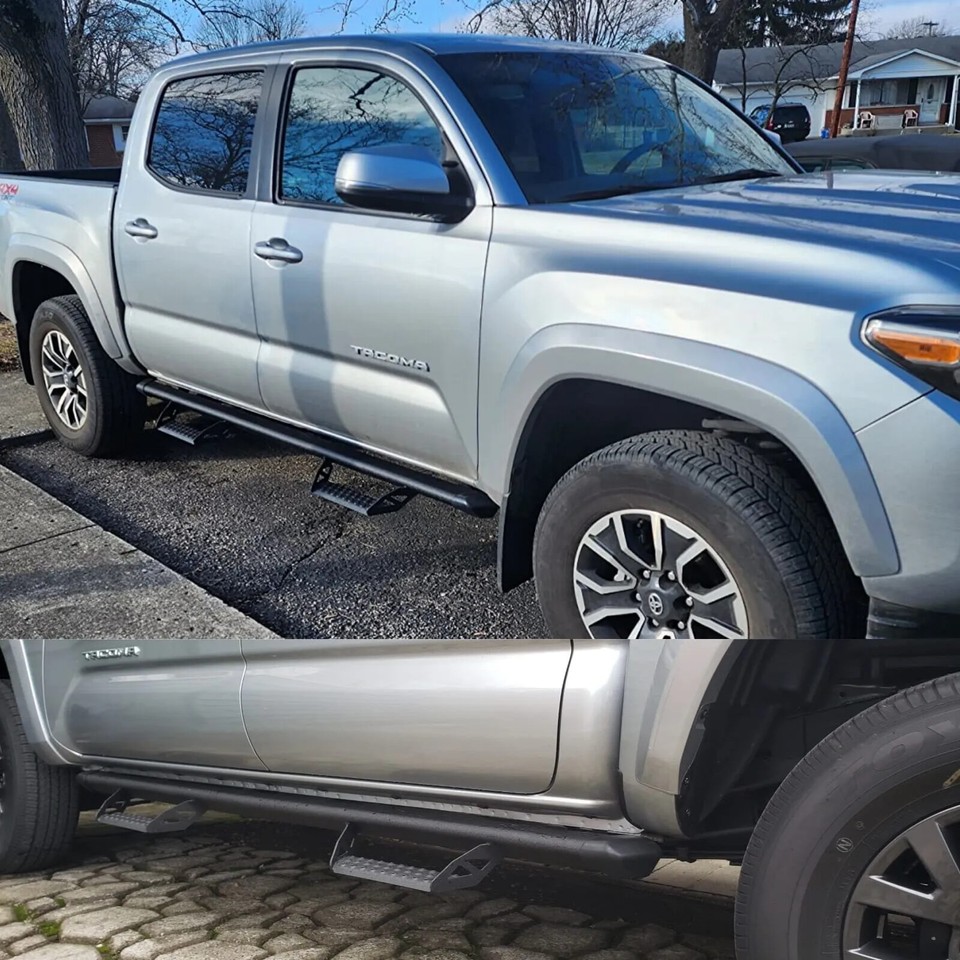 Fit 2025-2026 Toyota 4Runner 3" Running Board Black Drop Side Step Nerf ...