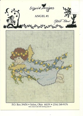 Sigrid Designs Angel #1 Counted Cross Stitch Pattern Leaflet | eBay