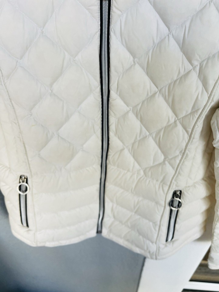 Michael Kors Water Resistant Outer Shell Puffer, Jacket White Sz L ...