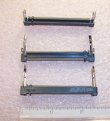 QTY (10) 124 POSITION MINI PCI FAX MODEM SOCKETS 0.8mm 1565283-1 TYCO ...