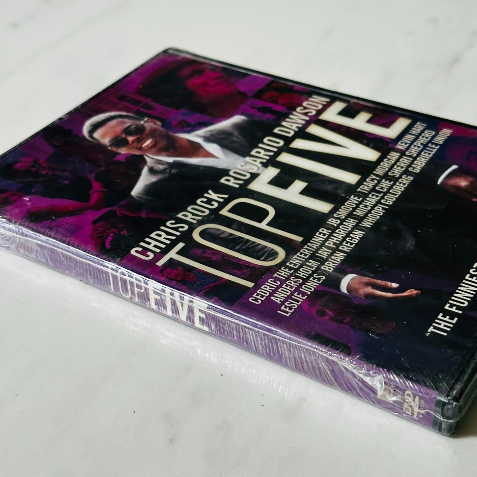 Top Five - DVD - New / Sealed - Comedy - Chris Rock - JB Smoove - Kevin ...