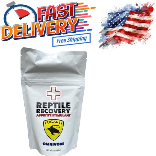 Reptile Recovery Powder Omnivore 8 oz Appetite Stimulant for Reptiles ...