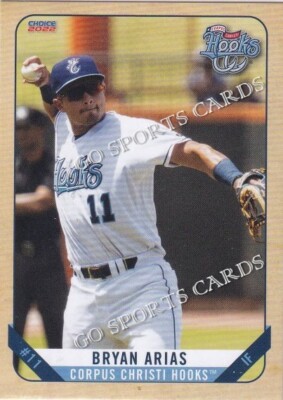 2022 Corpus Christi Hooks Bryan Arias RC Rookie Houston Astros | eBay