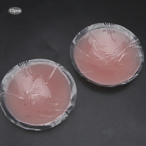 10 Pairs Breast Pad Fake Bra Round Shaped Fake Bra Cup Boobs Pads ...