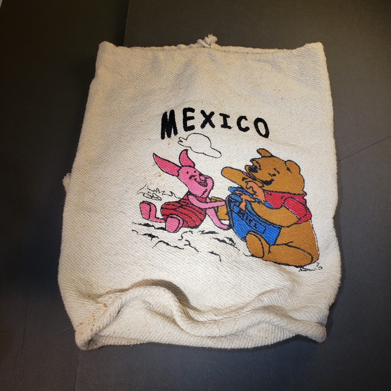 Vintage Bootleg Mexico Winnie the Pooh Backpack Draws… - Gem