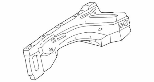 OEM NEW 1998-2011 Ford Ranger Right Front Fender Rear Upper Rail ...