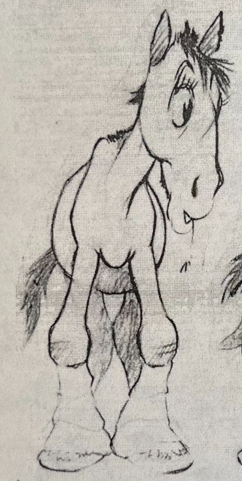 FERDINAND THE BULL PICADOR'S HORSE Model Sheet Animation PHOTOCOPY 3 | eBay