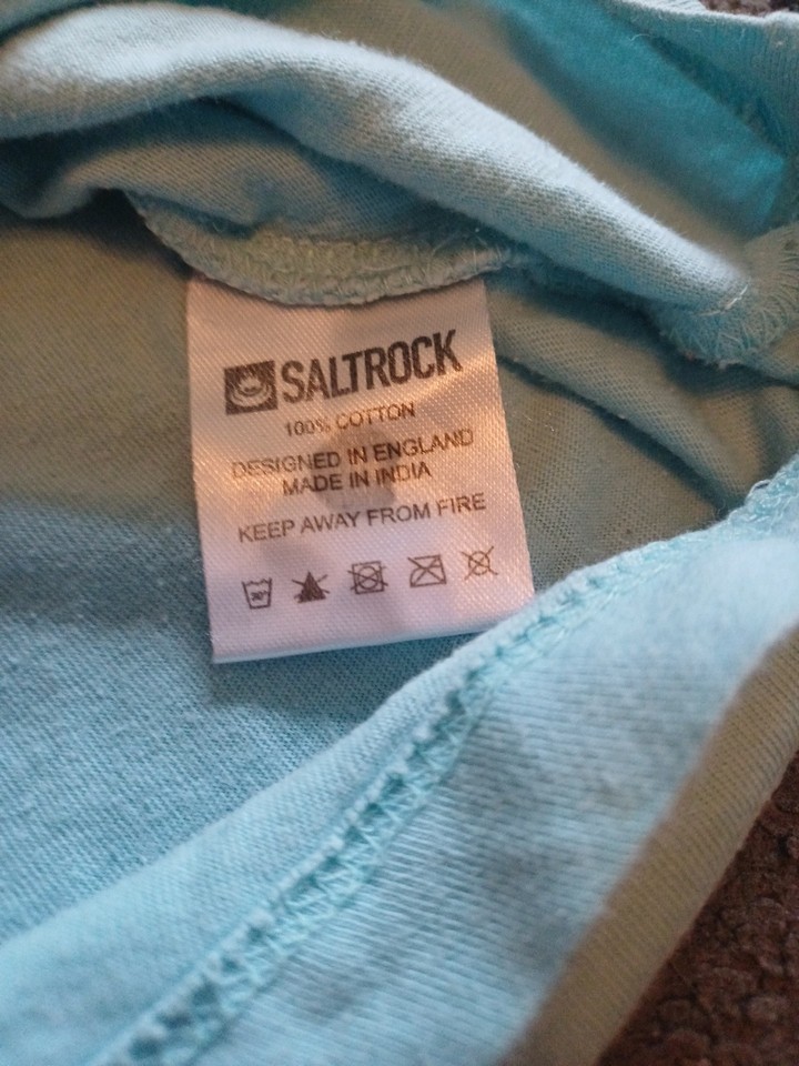 Ladies Saltrock Blue Size 12 Uk Tshirt | eBay UK