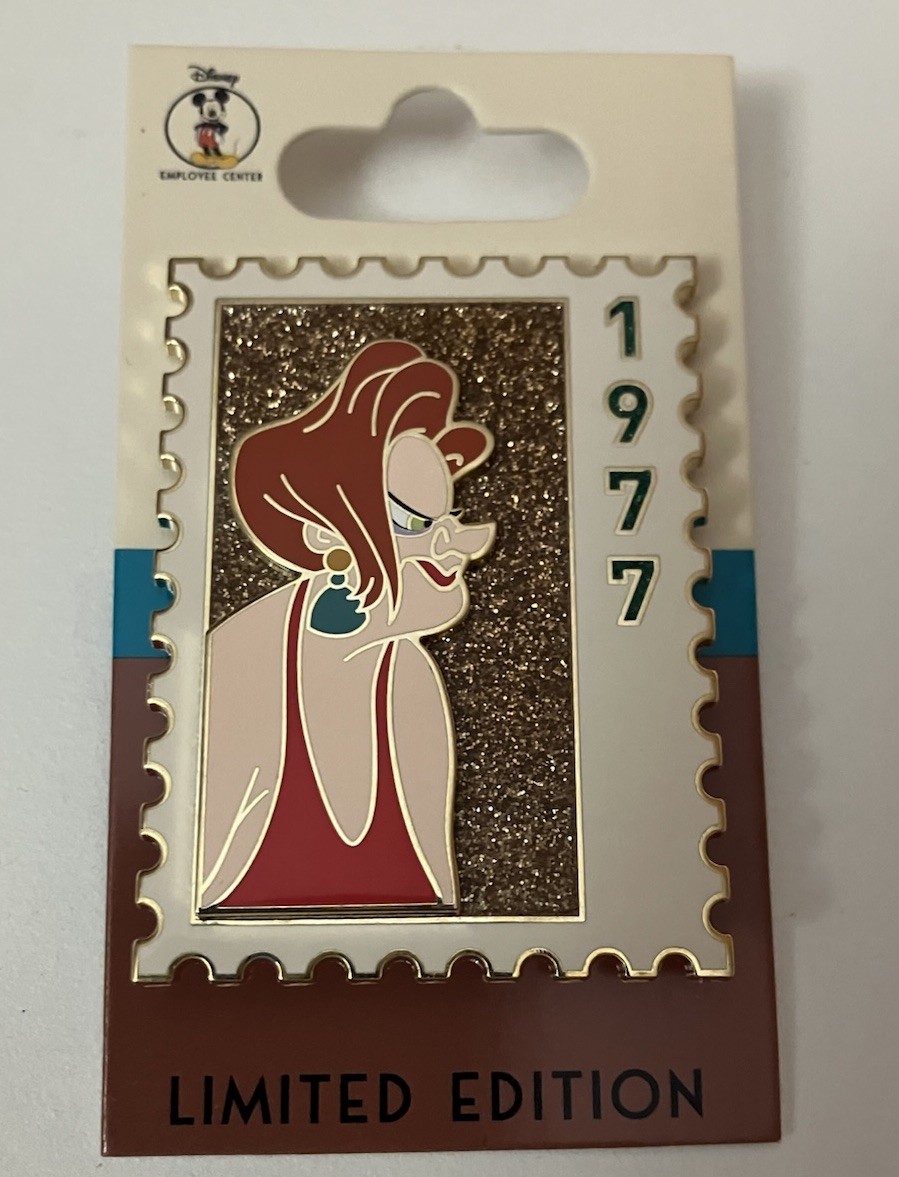 DEC Postage Stamp Pin Madame Medusa Villain Disney Rescuers | eBay