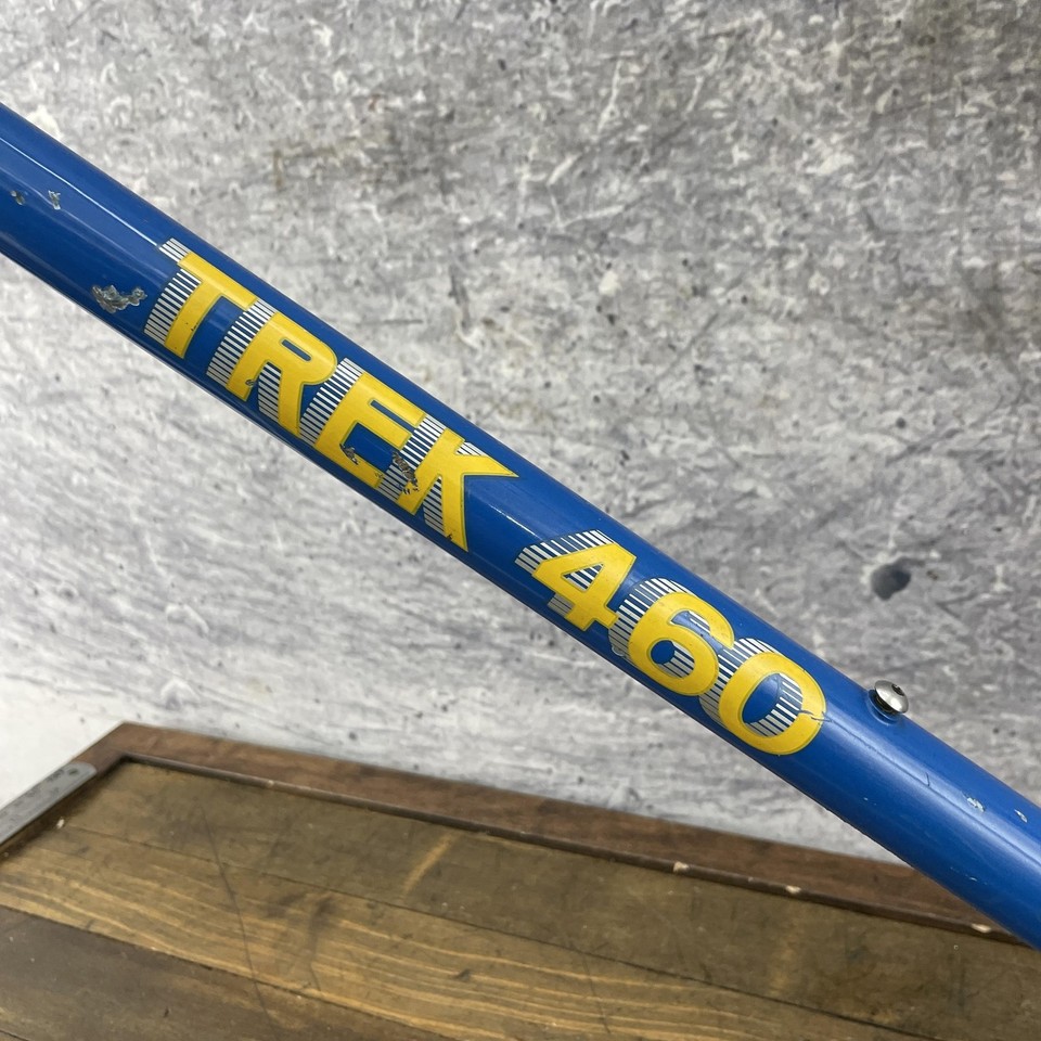Vintage Trek 460 Road Bike Frame 61 cm Reynolds 531 USA Blue Steel ...