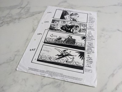 James Bond 007 Storyboard Casino Royale 282 Movie Production Crew Use ...