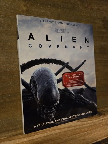 Alien: Covenant [Blu Ray + DVD] BRAND NEW with Slipcover Sealed ...