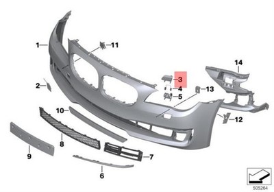 Genuine BMW Alpina Hybrid 7L B7 B7L B7LX Flap Prime Coated Right ...