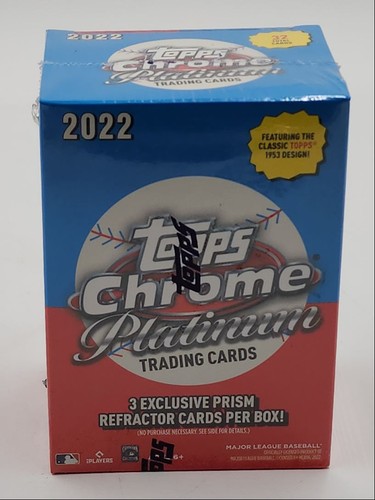 TOPPS CHROME PLATINUM MLB BASEBALL 2022 SEALED BLASTER BOX 32 CARDS RC ...