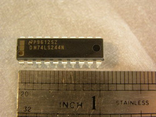 DM74LS244N National Semiconductor IC TTL Octal Buffer 74244 74ls244 NOS ...