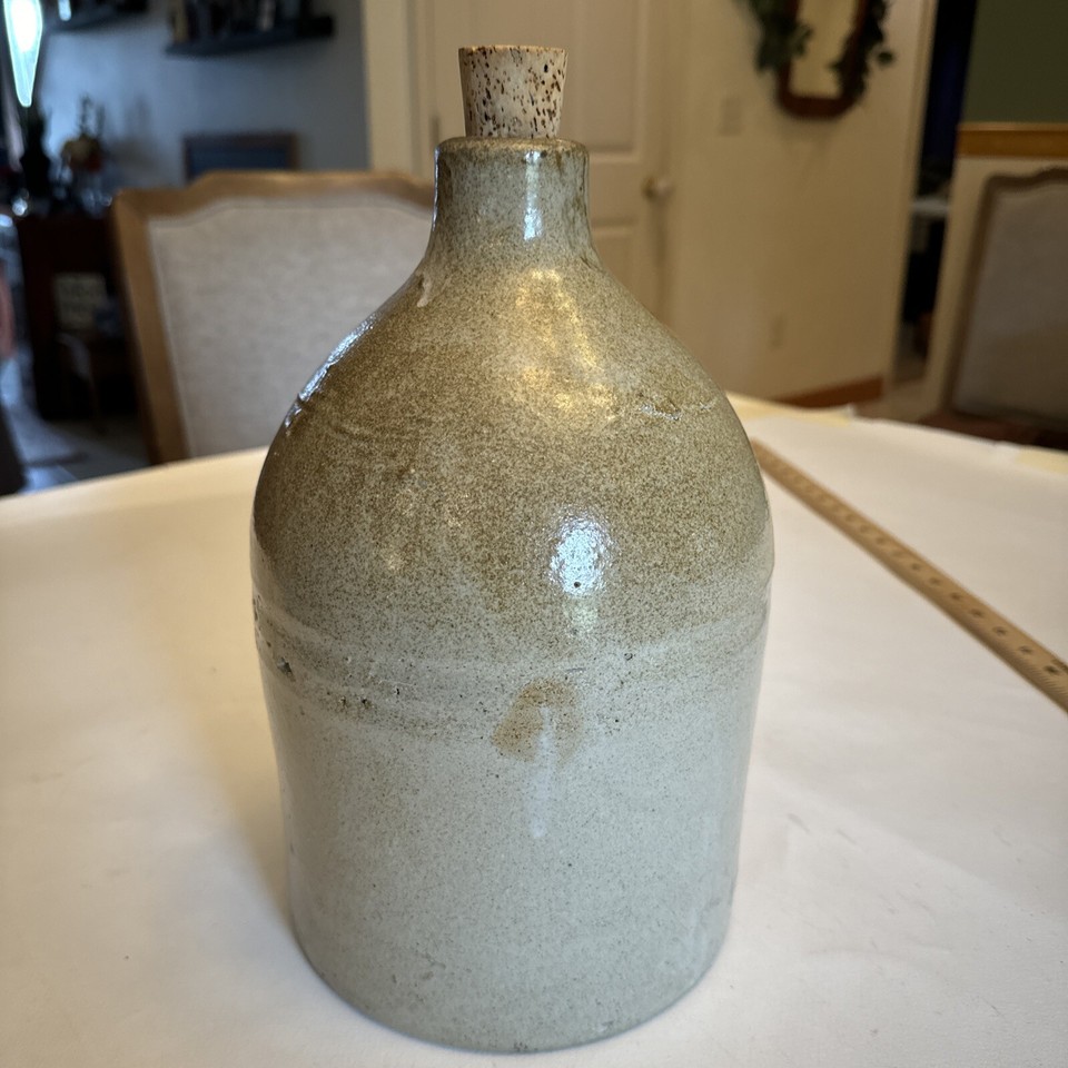 Antique Primitive Stone Jug | eBay