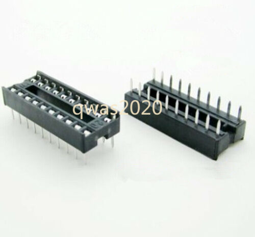 5pcs NEW 20pin Pitch 2.54mm DIP IC Sockets Adaptor Solder Type Socket ...