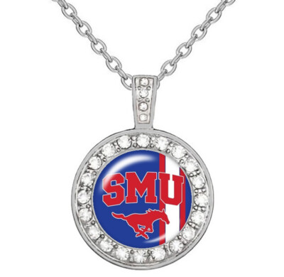 SMU Mustangs Womens Sterling Silver Necklace Jewelry University w Gift ...