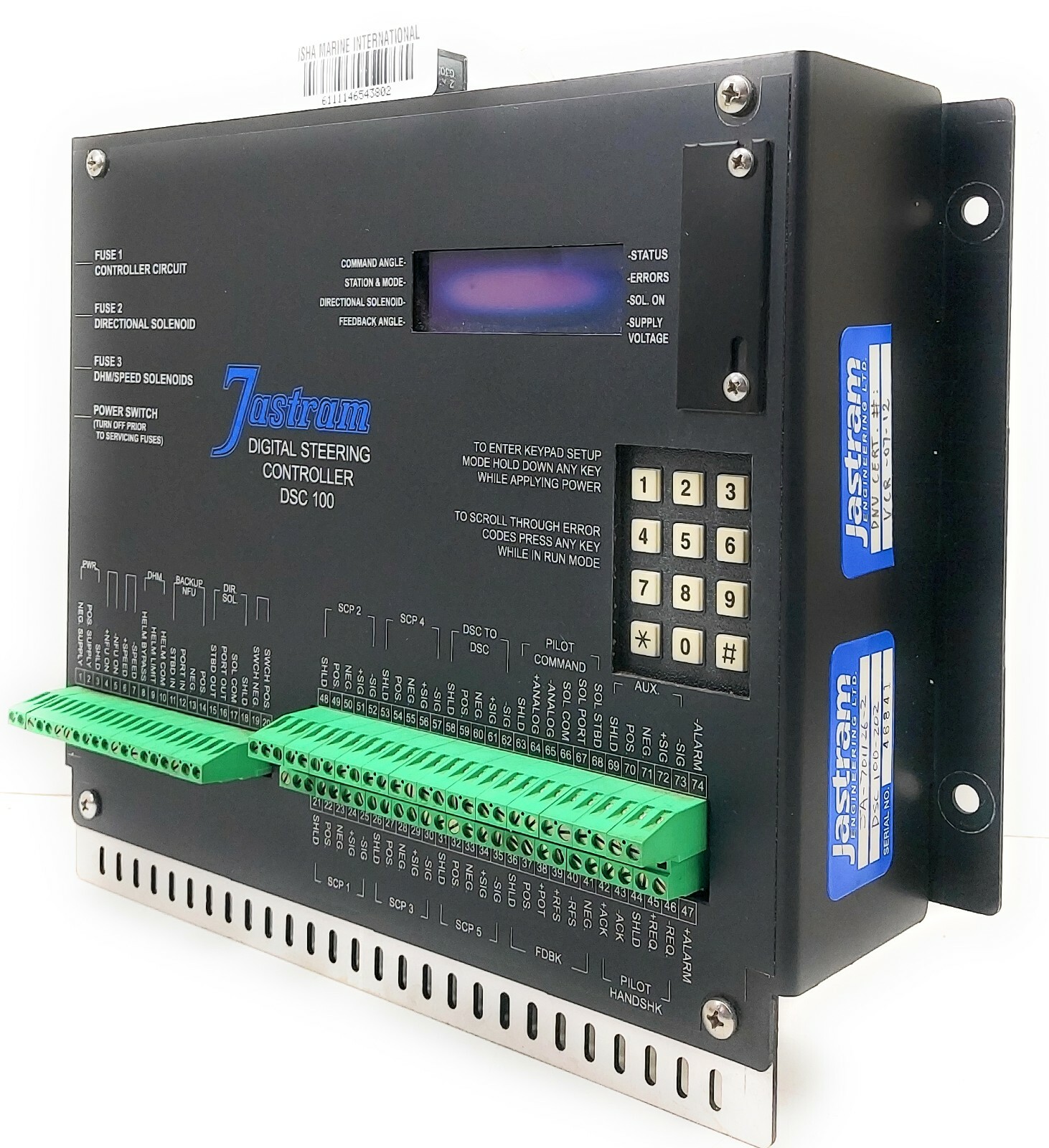 Jastram DSC100 Digital Steering Controller 3802 for sale online | eBay