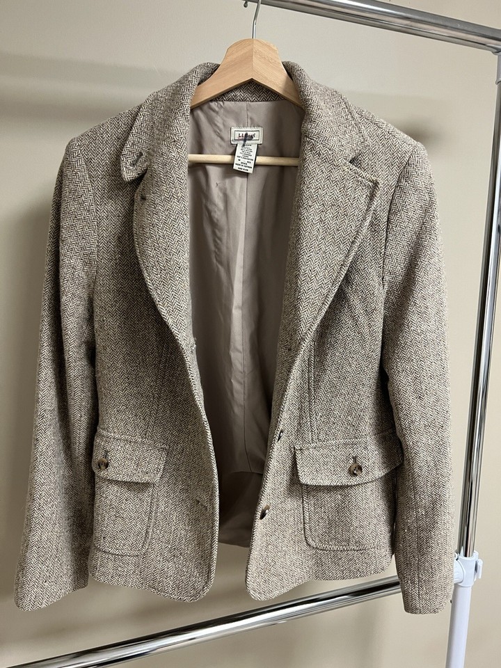 VTG L.L. Bean Wool Jacket/Blazer Women’s M Fully Lined Y2K Preppy ...
