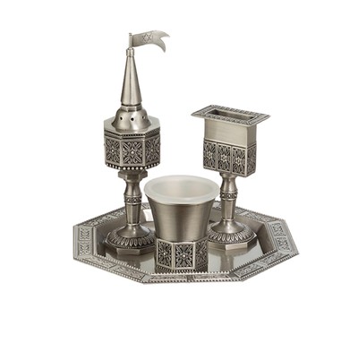 Havdalah Set Ritual Shabbat Havdallah Candle holder Kiddush Cup Set | eBay