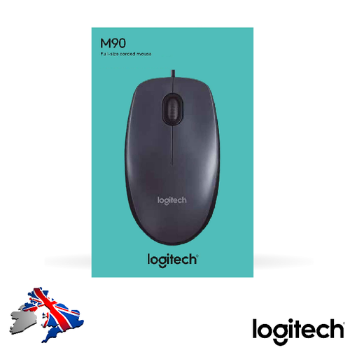 Logitech M90 Corded Computer PC Mouse | eBay UK